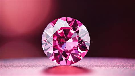 Round Pink Gem Stock Illustration Illustration Of Shiny 318229710