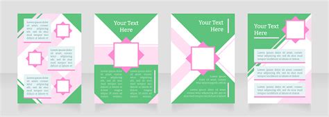 원예 가이드 빈 브로셔 레이아웃 디자인 식물 을 재배 텍스트에 대한 빈 복사 공간이 있는 세로 포스터 템플릿 집합입니다 미리 만들어진 기업 보고서 수집 편집 가능한 전단지