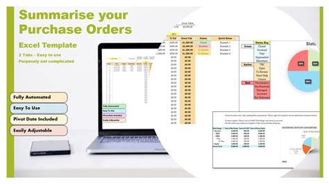 Excel Purchase Order Tracker Etsy Australia