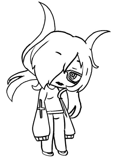 Adorable Gacha Life Coloring Pages Coloring Cool My Xxx Hot Girl