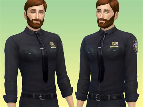 Nypd Shirt Shirt Clothes Mod Download