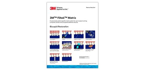 3m™ Filtek™ Matrix Clinical Resources 3m Canada