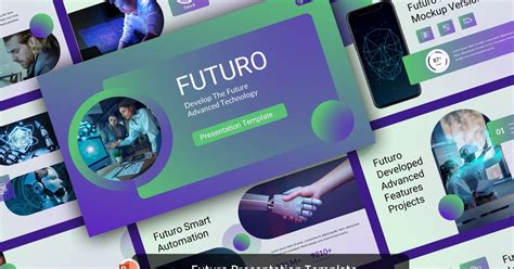 Future Gradient Powepoint Template Incl Futuristic And Modern Envato