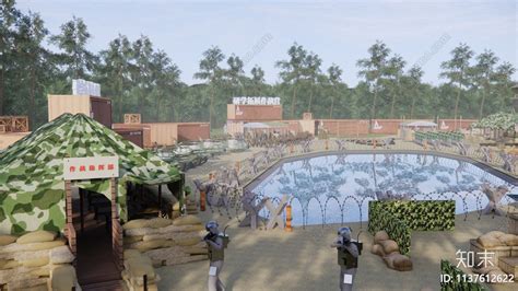 丛林cs基地su模型下载【id1137612622】知末su模型网