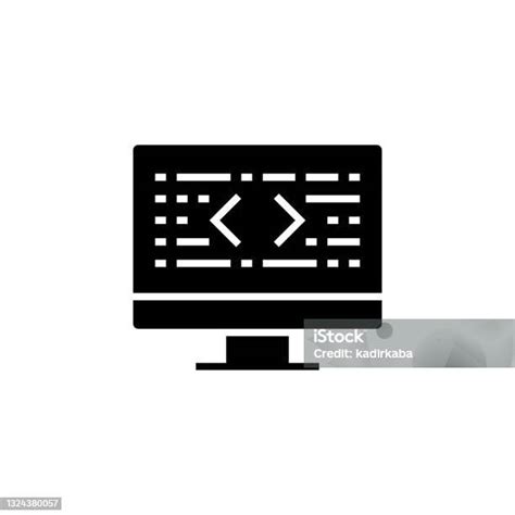 Desain Simbol Ilustrasi Ikon Datar Web Coding Ilustrasi Stok Unduh