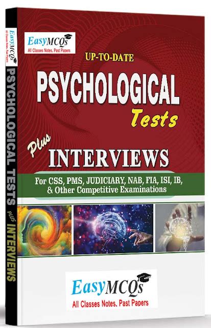 Solved Psychology Mcqs Objective Type Question Answers Pdf Book Easy