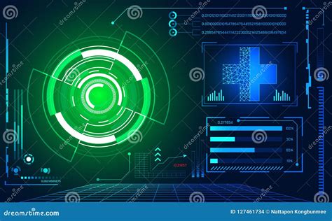 Abstract Technology Ui Futuristic Concept Hud Interface Hologram Stock