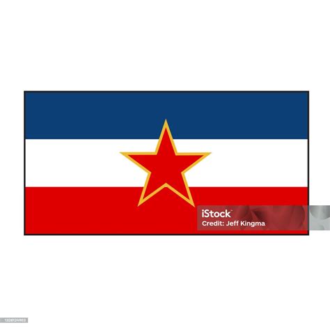 유고슬라비아 국기 직사각형 버튼 벡터 아이콘의 전 사회주의 연방 공화국 0명에 대한 스톡 벡터 아트 및 기타 이미지 0명 개념 개념과 주제 Istock