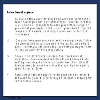 Bulletin Board Letters Fold And Cut Block Letter Guide By Graf Ops