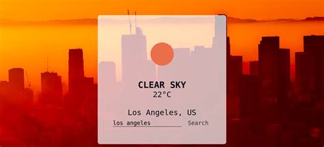 GitHub Ioilmio Sunny Weather App Consuming Open Weather API