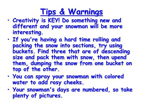 Ppt How To Build A Snowman Powerpoint Presentation Free Download Id 5806045