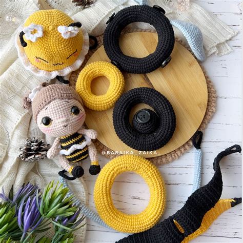 Bee Stacking Bag Crochet Pattern Printable Pdf Amigurumi Today Shop