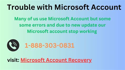 PPT Microsoft Account Recovery PowerPoint Presentation Free Download ID 12380155