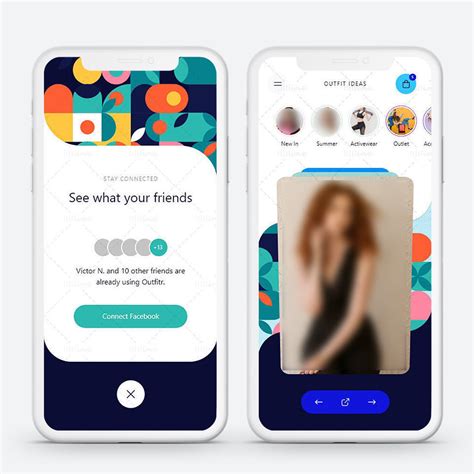 E Eommerce Mobile App UI Kit Screen
