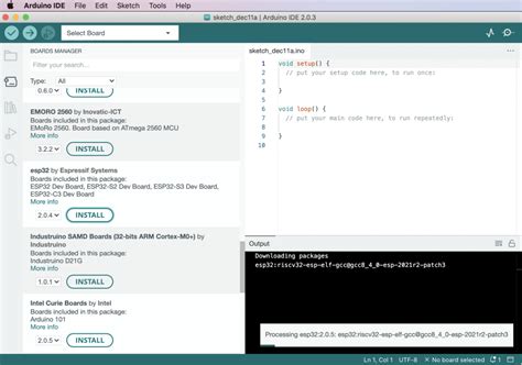 Arduino Ide Setup Databot
