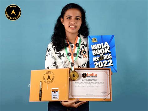 Keerthana S Appreciation India Book Of Records