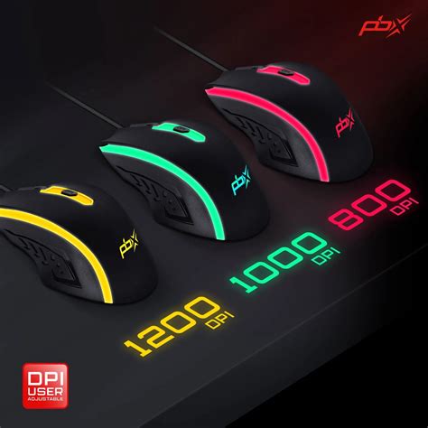 Gladiator Wired Precision Gaming Mouse *LED Backlight* Geared Up 6 ...