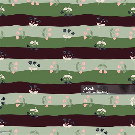심플한 꽃 장식 완벽 한 패턴입니다 귀여운 꽃 벽지입니다 창조적 인 식물 끝없는 벽지 0명에 대한 스톡 벡터 아트 및 기타 이미지 0명 개화기 고풍스런 Istock
