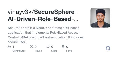 Github Vinayv3ksecuresphere Ai Driven Role Based Access Control With Jwt Authentication