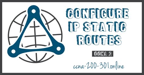 Configure IP Static Routes CCNA