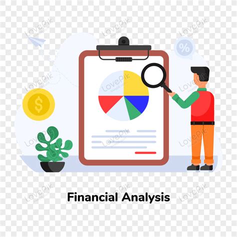 비 즈 니스 분석가 재무 분석의 평면도 Png 일러스트 무료 다운로드 Lovepik