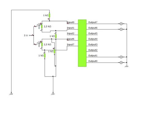 Схема подключения потенциометра к ардуино