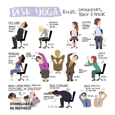 Desk Yoga For Shoulders Back And Neck The Office Edition Chair Yoga