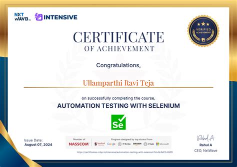 Raviteja Ullamparthi Qaautomation Tester Linkedin