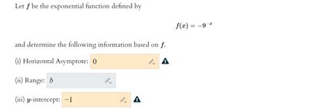 Solved Let F Be The Exponential Function Defined By Chegg