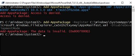 Some Command Not Working On Msix Version · Issue 11588 · Powershellpowershell · Github