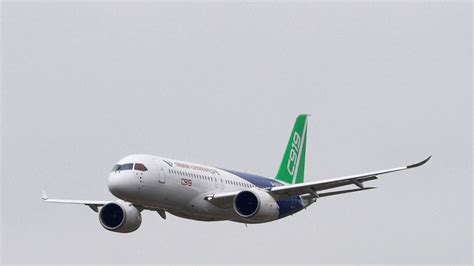 Chinas First Homegrown Passenger Jet C919 Makes Maiden Commercial