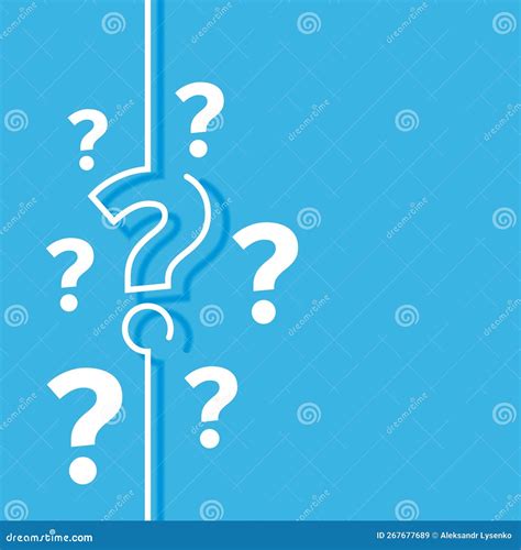 Question Mark Icon In Flat Style Faq Vector Illustration On Isolated Background Stock Vector
