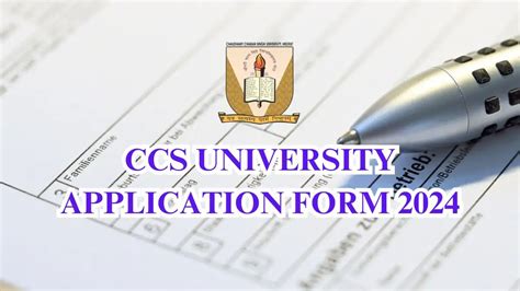 Ccs University Application Form 2024 For Various Courses Check The Last