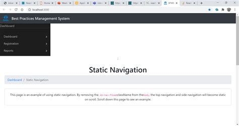 Javascript React Bootstrap Navbar1 Stack Overflow
