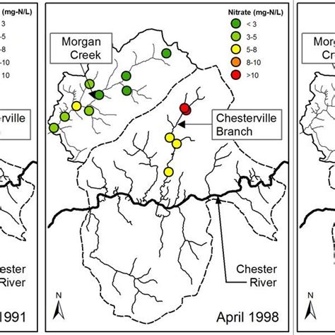 Figure S5 Base Flow Stream Nitrate Concentrations From Synoptic