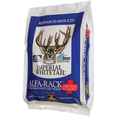 Whitetail Institute Imperial Seed Alfa Rack Plus 165 Lb Outdoor