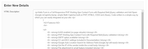 Html Code In Html Description Field At Item Upload Envato Forums