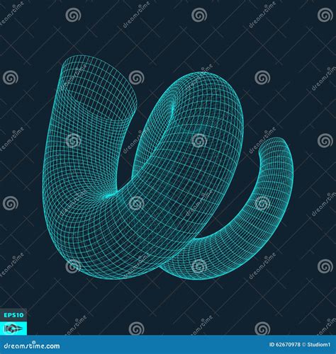 Helix Molecular Lattice Connection Structure 3d Vector Stock Vector Illustration Of Emblem