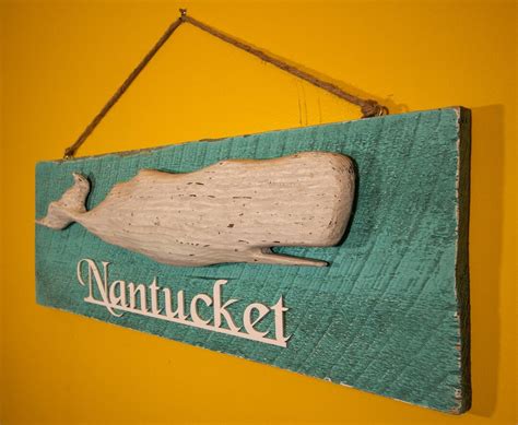 Nantucket Moby Dick Whale Etsy
