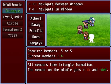 GGZ Formation Manager MZ RPG Maker Forums