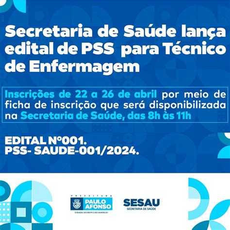 Sesau Lança Edital De Processo Seletivo Simplificado Para Contratação