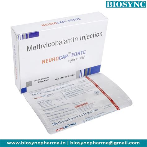Methylcobalamin 2500mcg Injection Manufacturer And Supplier In India