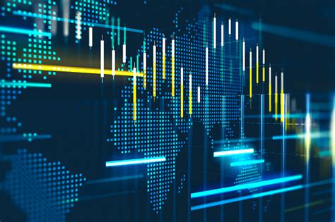 금융 및 경제 디스플레이를 위한 디지털 생성 통화 및 교환 주식 차트 촛불 조명 장비에 대한 스톡 사진 및 기타 이미지 촛불 조명 장비 비즈니스 증권 시장과 거래소