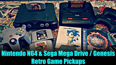 Retro Gaming Nintendo N64 And Sega Mega Drive Genesis Pickups Chronik