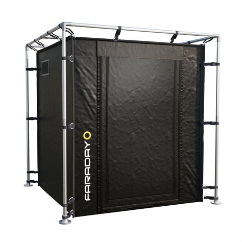Faraday Tents Lx Black Shell Rf Emi Shielding Enclosure Rooms 7′ X 7′ X 6 5′ Faraday Defense