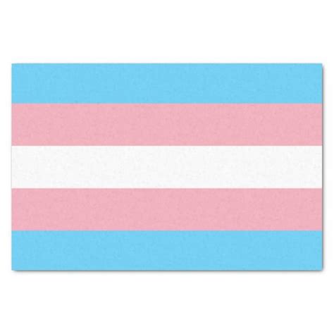 Transgender Pride Flag Tissue Paper Zazzle Transgender Pride Flag
