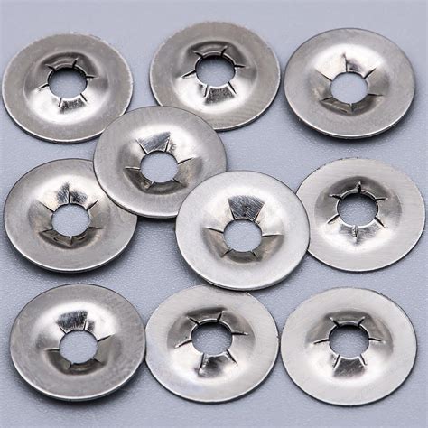 Rexka 10pcs 3mm Emblem Retainer Clips Push Nuts Clip