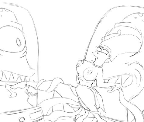 Simpsons Space Invaders Sketch By Masterman114 Hentai Foundry