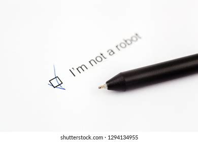 Im Not Robot Checkbox Check Mark Foto De Stock 1420820108 Shutterstock