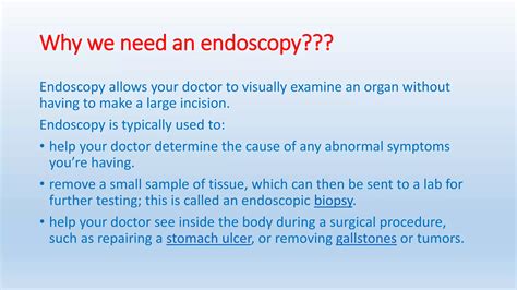 Endoscopy And Types Of Endoscopy Pptx
